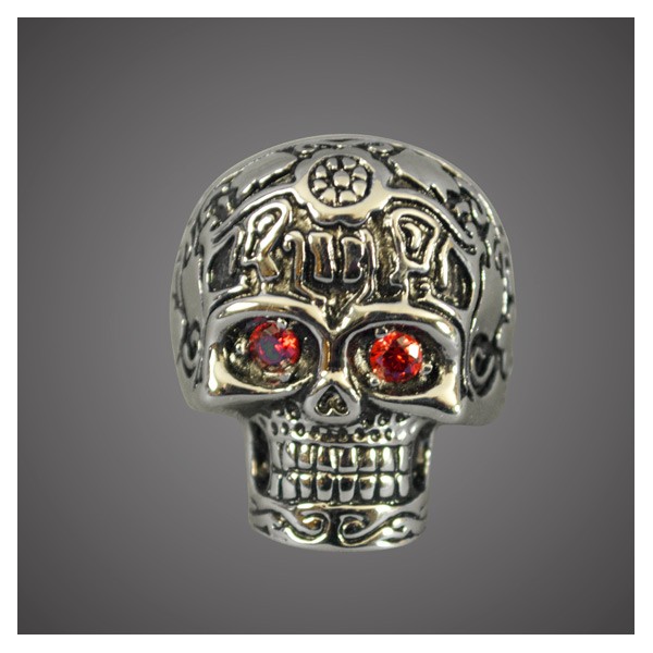 Ring - Red Eyes Skull